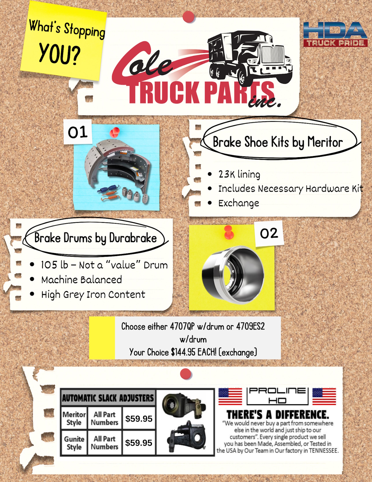 July Sales Flyer - Cole Truck Parts, INC